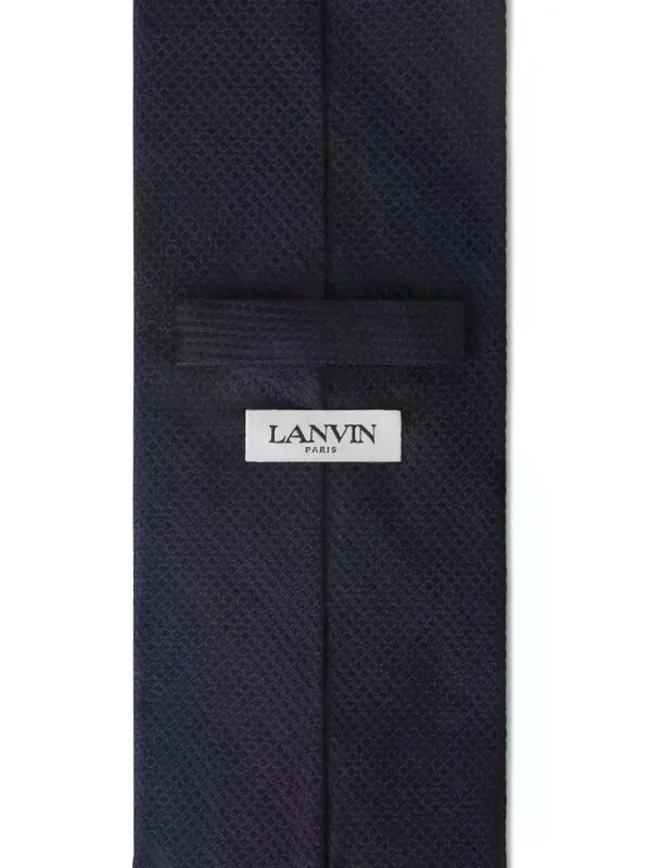 LANVIN Silk Neck Tie - Blue
