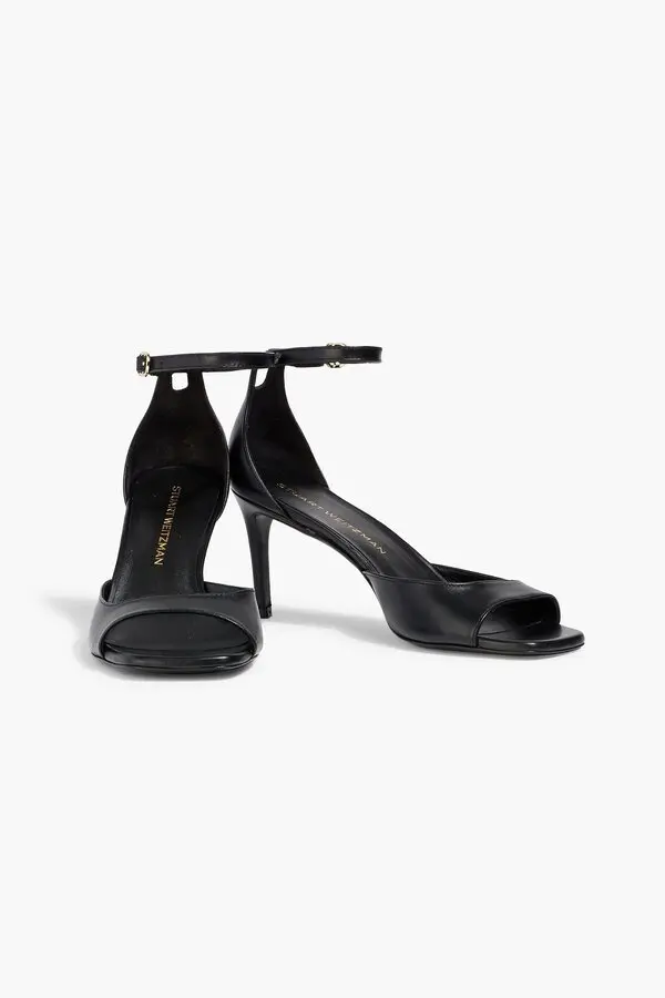 STUART WEITZMAN 75 Leather Sandals - Black