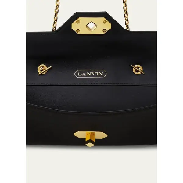 LANVIN Silk Flap Evening Clutch