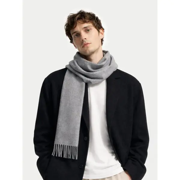 Gobi Cashmere Cashmere Woven Scarf - Dim Gray