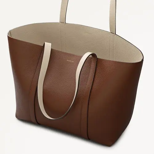 RADLEY Hanbury Row Open Top Tote Bag - Chocolate