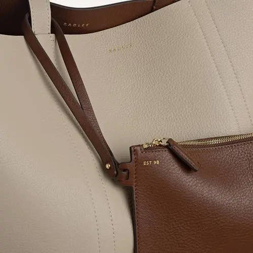 RADLEY Hanbury Row Open Top Tote Bag - Chocolate
