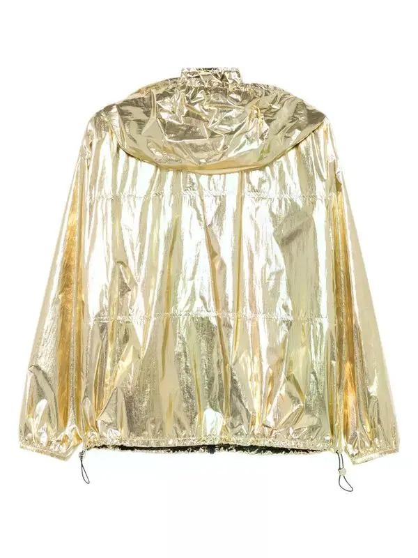 Patrizia Pepe Shiny Hooded Jacket