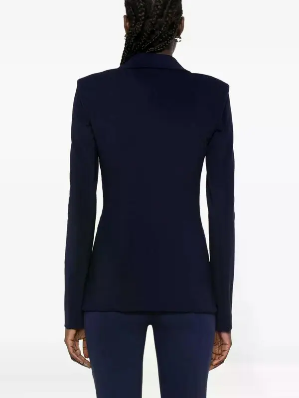 Patrizia Pepe Zip-front Notched Collar Jacket