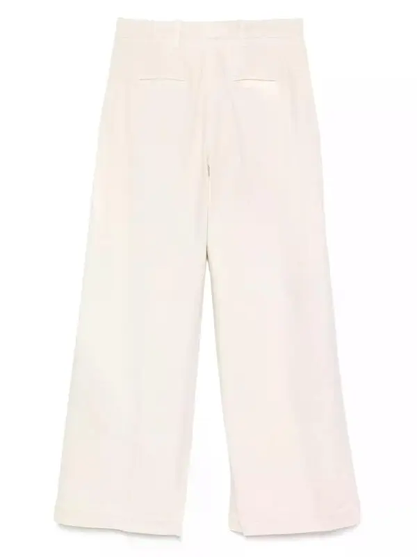 Eleventy Centre-seam Cotton Trousers