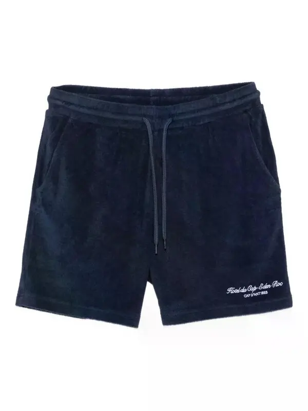 SPORTY & RICH Drawstring Shorts - Blue