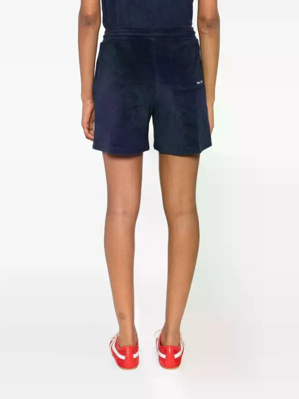 SPORTY & RICH Drawstring Shorts - Blue