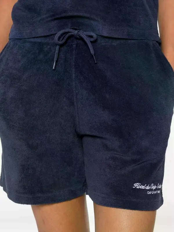 SPORTY & RICH Drawstring Shorts - Blue