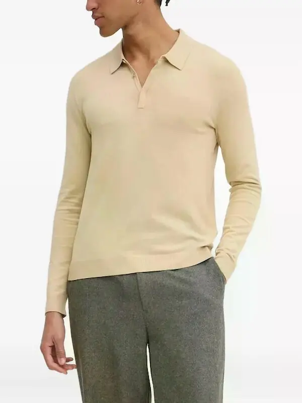 Hugo Long-sleeve Polo Jumper