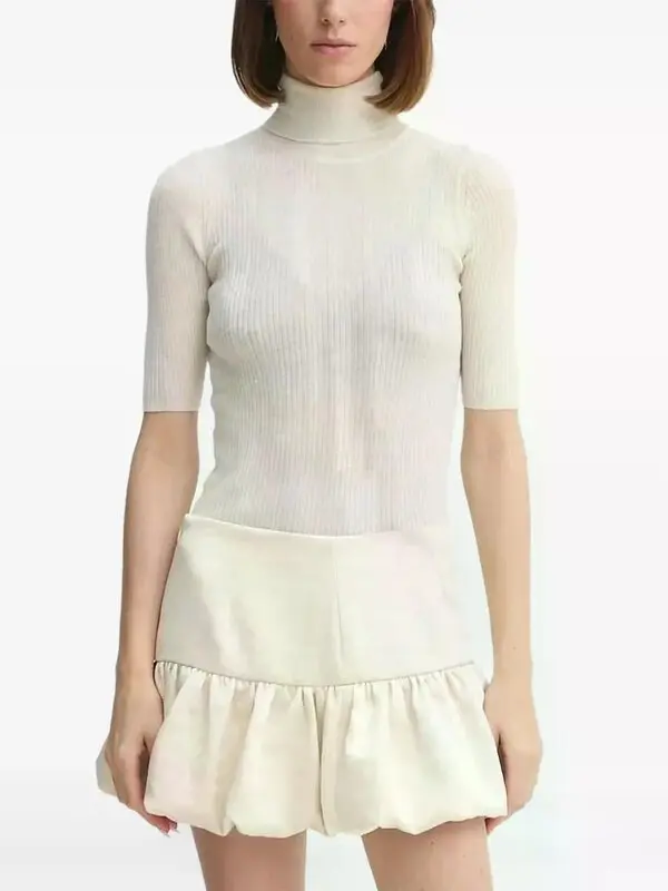 HERSKIND Turtleneck Short Sleeve Sweater