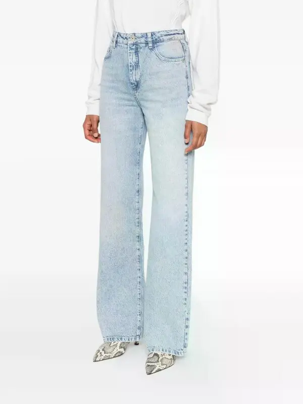 Patrizia Pepe Cotton Straight Leg Jeans