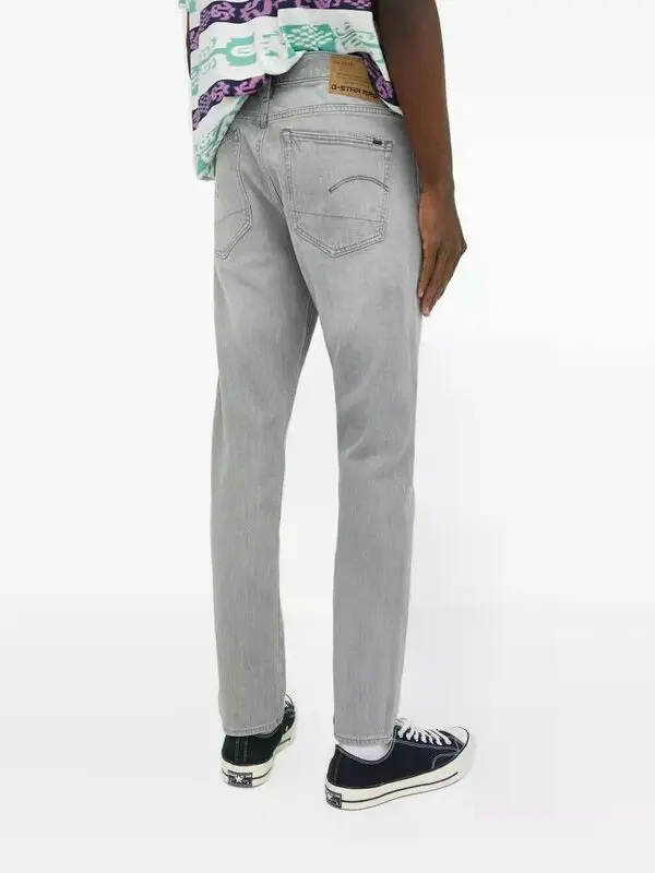 G-star Raw Logo-patch Straight-leg Jeans