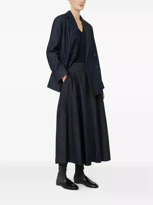 Max Mara Sara Double-breasted Denim Blazer