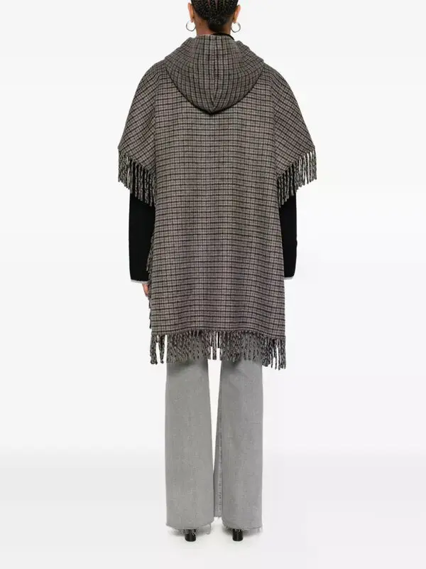 P.a.r.o.s.h Hooded Fringed Coat