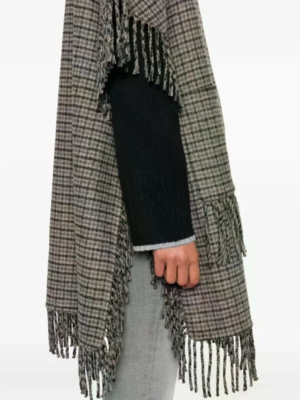 P.a.r.o.s.h Hooded Fringed Coat