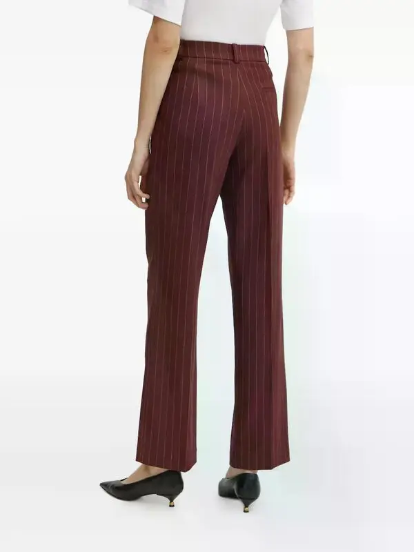 LA MANIA Pinstripe Pattern Trousers