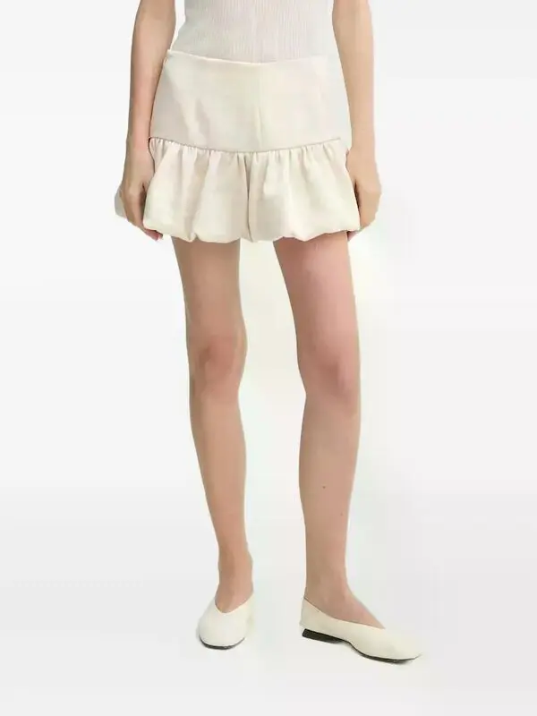 HERSKIND Bubble-hem Mini Skirt