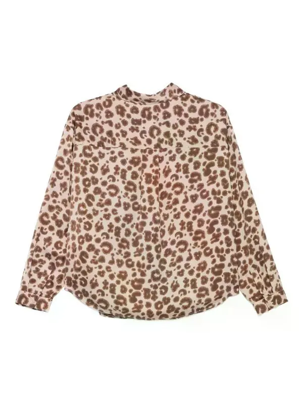 Ba&sh Leopard Print Button-down Shirt - Neutrals