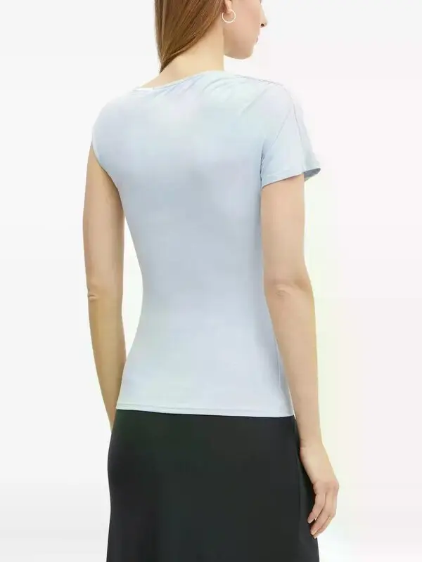 Karl Lagerfeld Asymmetric-neckline T-shirt
