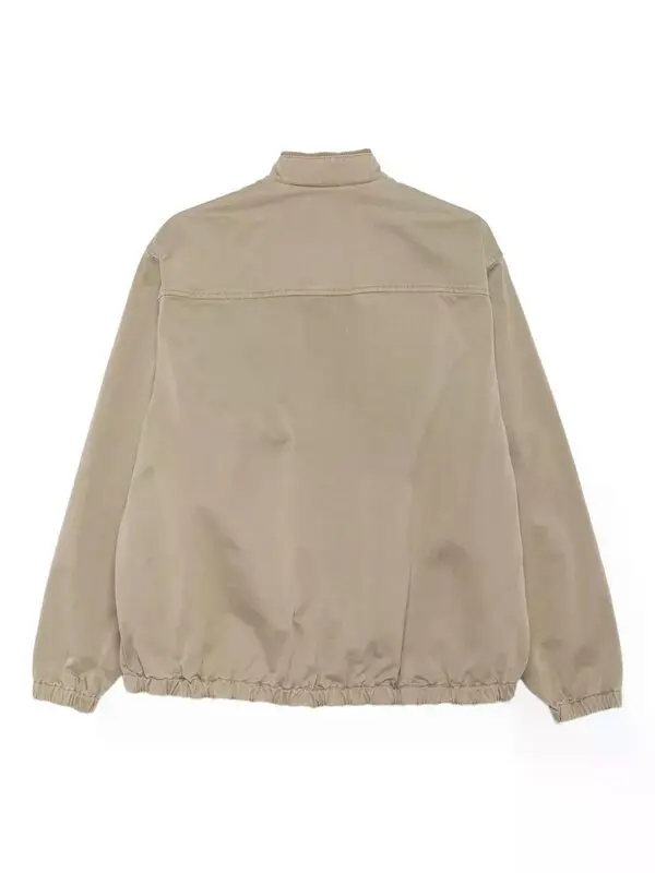 Dsquared2 Button-fastening Jacket With Zip Pockets - Neutrals
