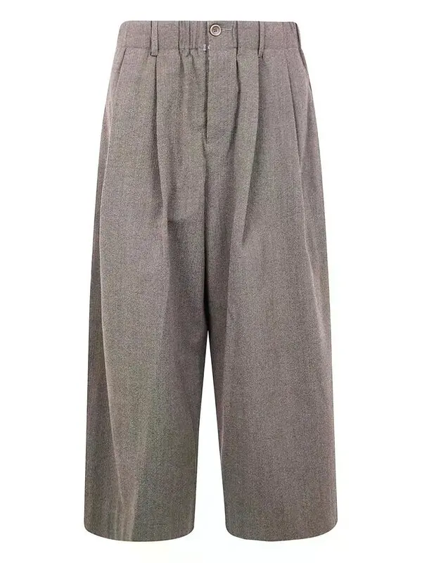 UMA WANG Pleated Wool Trousers