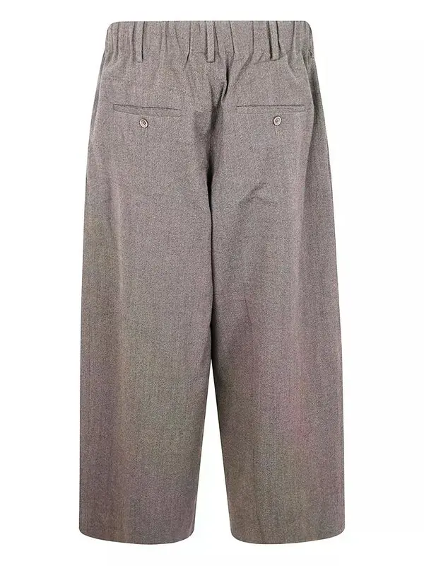 UMA WANG Pleated Wool Trousers