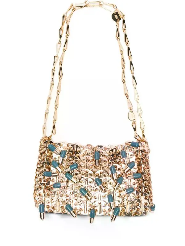 Rabanne Pill-charm Chain Shoulder Bag