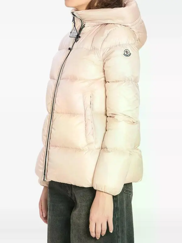 Moncler Serittes Hooded Puffer Jacket - Pink
