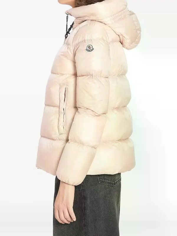 Moncler Serittes Hooded Puffer Jacket - Pink