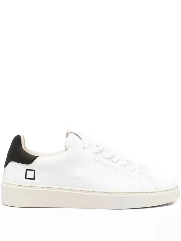 D.a.t.e. Levante Leather Panelled Sneakers - White
