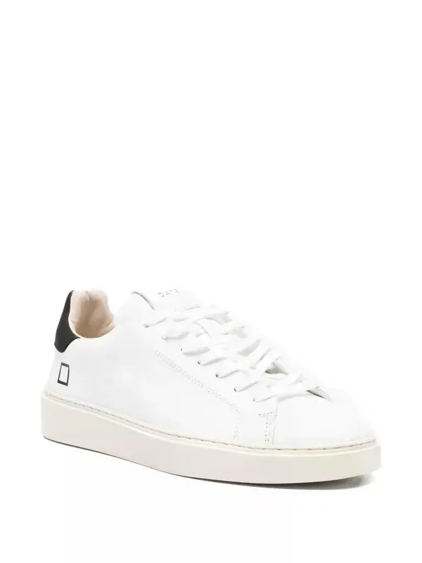 D.a.t.e. Levante Leather Panelled Sneakers - White