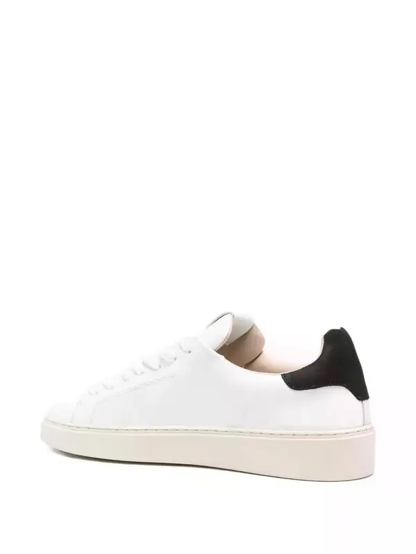 D.a.t.e. Levante Leather Panelled Sneakers - White