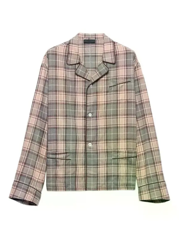 Prada Checked Cotton Shirt