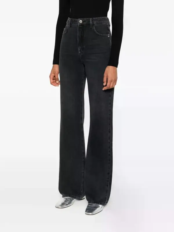 Patrizia Pepe High-waisted Wide Leg Jeans