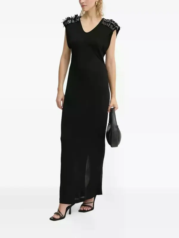 BRUUNS BAZAAR Sequin-embellished Maxi Dress