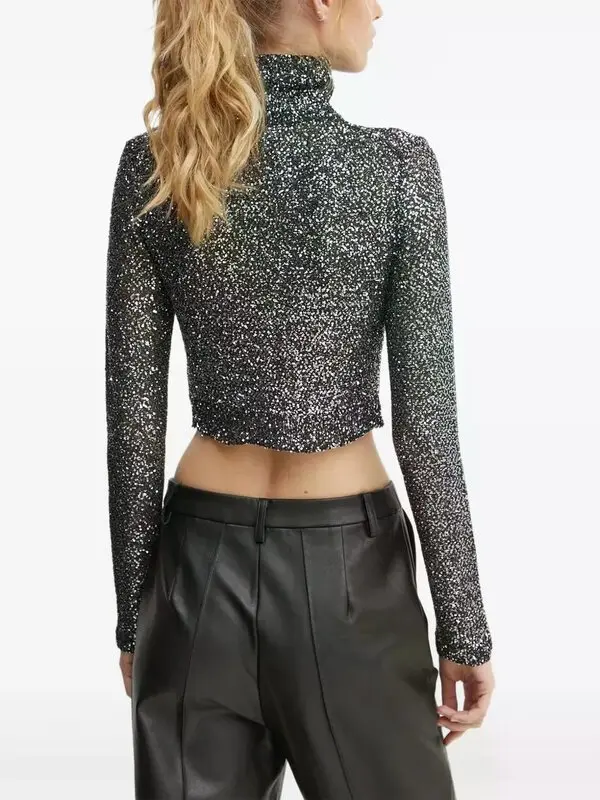 A.L.C. Sequinned Turtleneck Top
