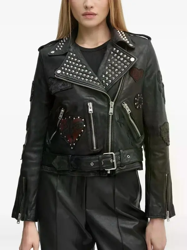 ALLSAINTS Studded Leather Jacket