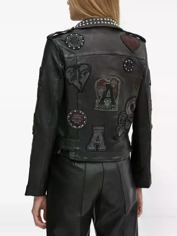 ALLSAINTS Studded Leather Jacket
