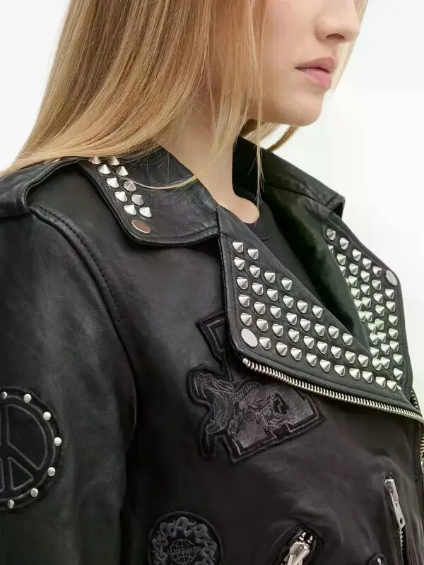 ALLSAINTS Studded Leather Jacket