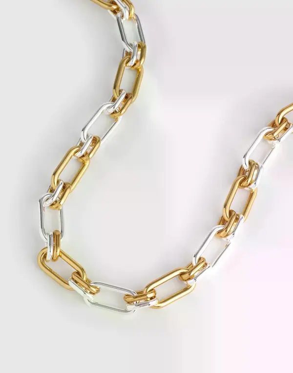 Madewell Mixed-metal Link Chain Necklace - Mixed Metal