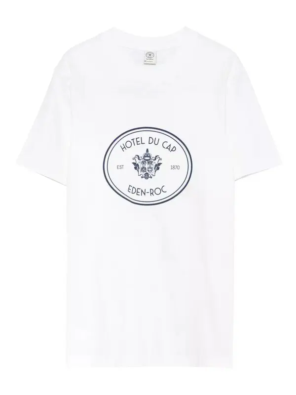 SPORTY & RICH Eden Roc Crest T-shirt - White
