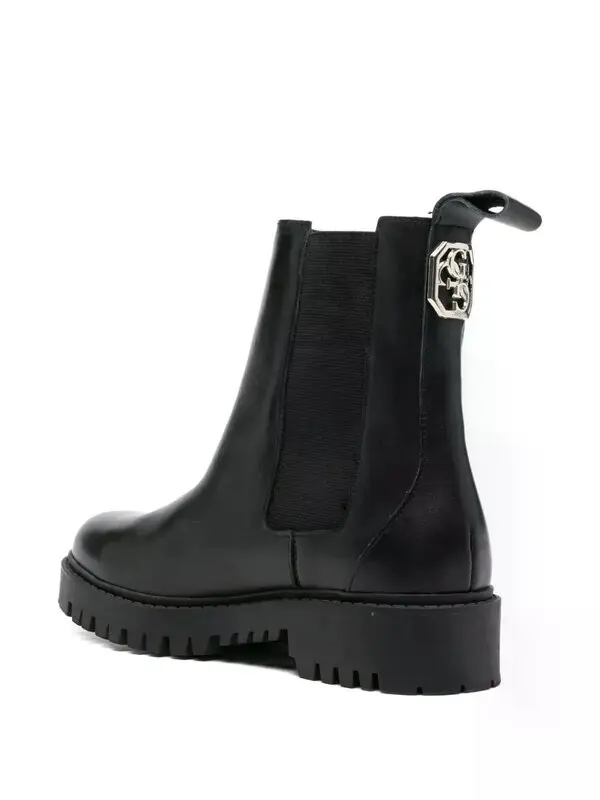 Guess Logo Plaque Chelsea Boots