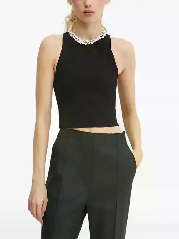 A.L.C. Crystal-embellished Sleeveless Top