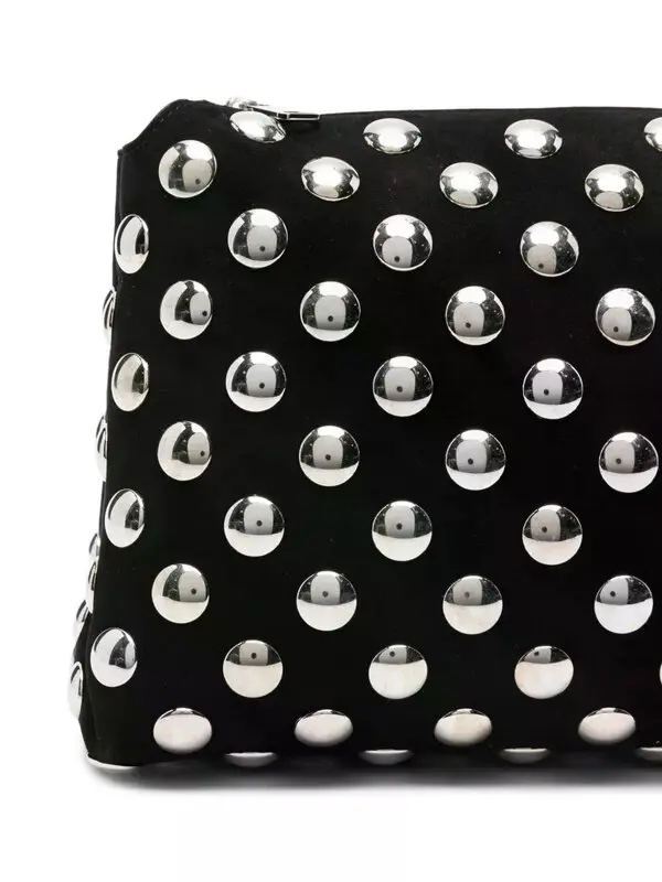 Khaite Lina Metal-studded Clutch - Black