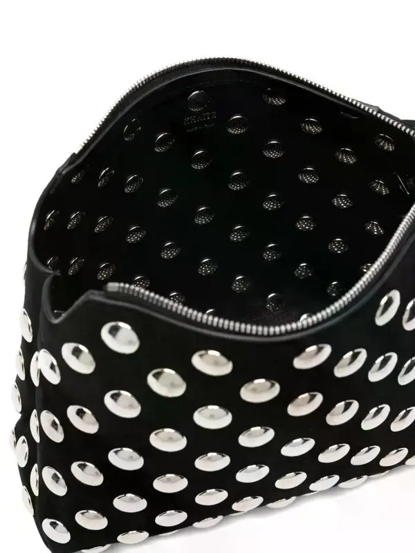 Khaite Lina Metal-studded Clutch - Black