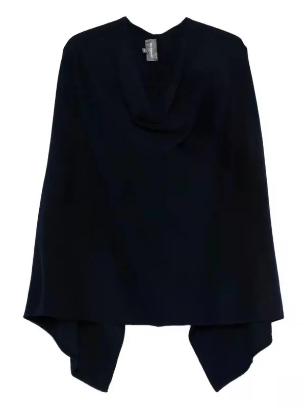 Eric Bompard Cashmere Long Poncho - Blue