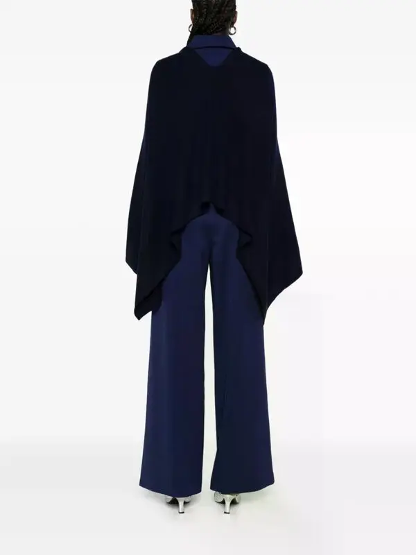 Eric Bompard Cashmere Long Poncho - Blue
