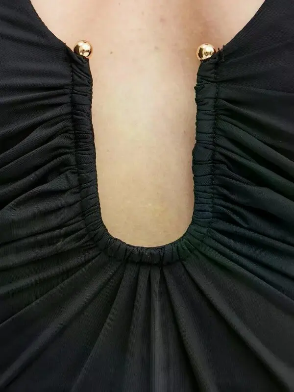 Bardot Remmy Plunging-neckline Maxi Dress