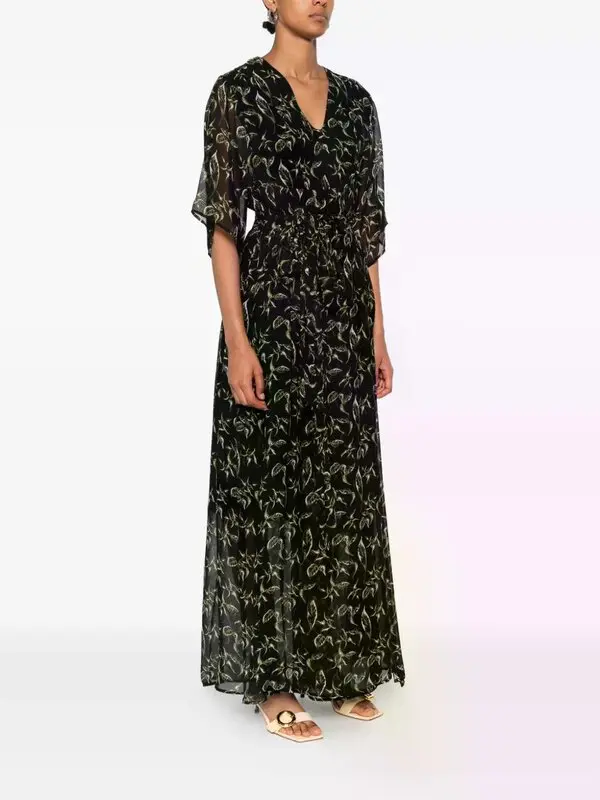 Marc O'polo Floral Belted Maxi Dress