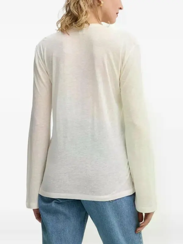 BY MALENE BIRGER Long-sleeve Scoop-neck Top